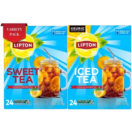 Lipton Iced Tea Lemonade, K-Cup Portion Pack for Keurig Brewers (22 ...