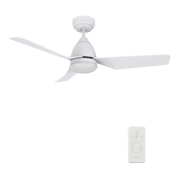 44" 3 Blade Indoor Wifi Ceiling Fan with LED Light and Remote Control ...