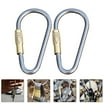 5pcs Professional D-Shaped Carabiner Heavy Duty D-ring Lightweight ...