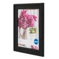 Mainstays 8x10 Black Wood Picture Frame with Glass for Tabletop or Wall ...