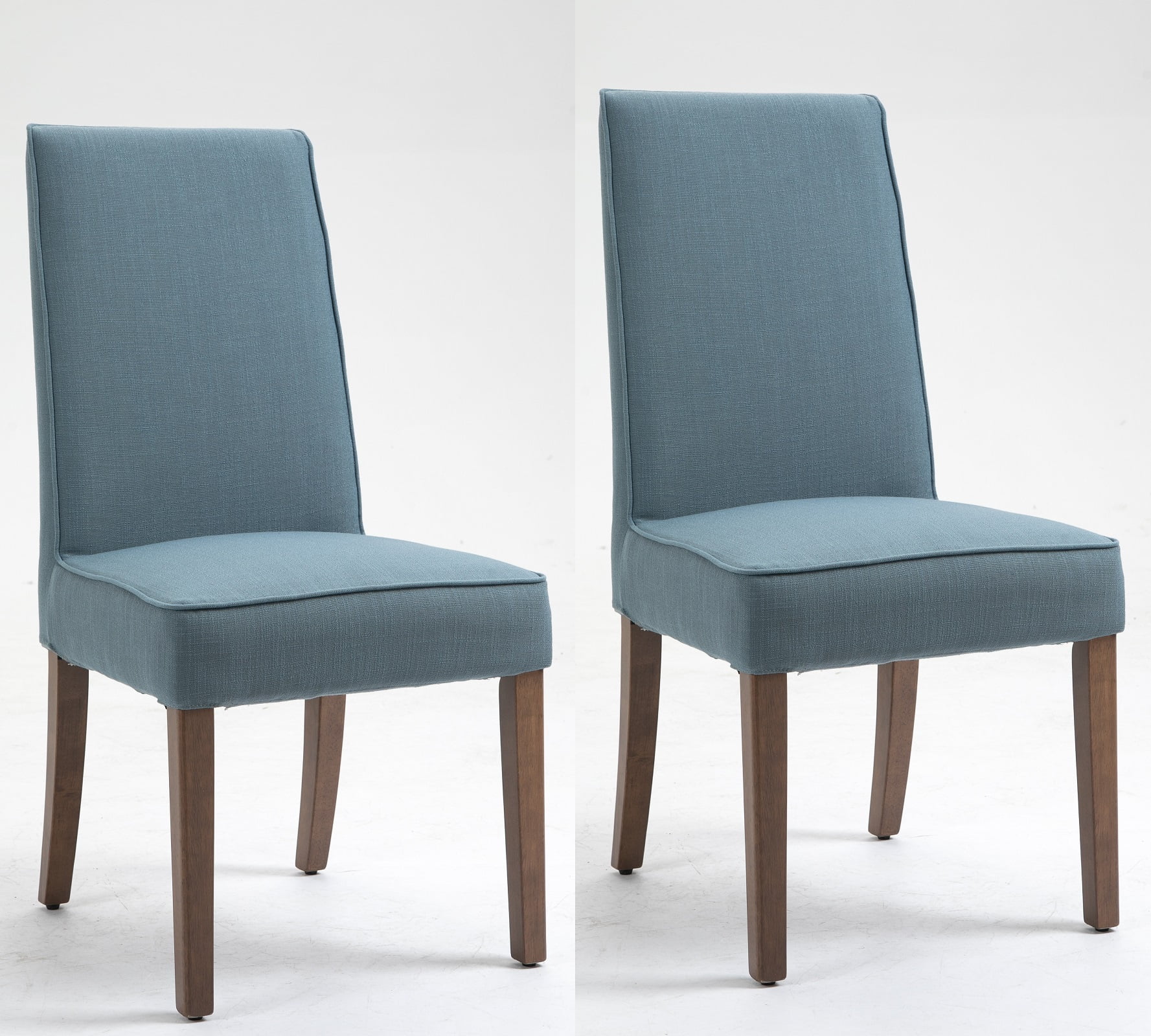 Set of 2 Cover Removable Interchangeable Upholstered Dining Chairs ...