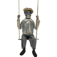 Outdoor Decor - Swinging Decrepit Doll Animated Halloween Decoration ...