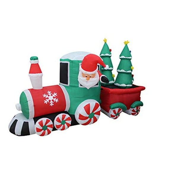 Outdoor Christmas Train Displays