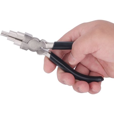 6 Segment Winding Pliers Round Nose Metal Wire Bending Looping Tool for ...