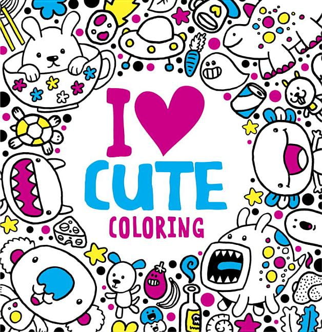 I Heart Coloring: I Heart Cute Coloring (Paperback) - Walmart.com