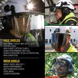 Klein Tools 60473 Face Shield, Safety Helmet and Cap-Style Hard Hat ...