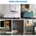Champagne Bronze Cabinet Handles 6-1/4 Inch Hole Center Stainless Steel ...
