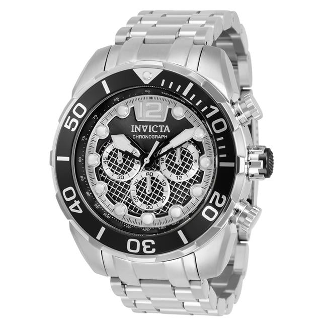 Invicta 33827 Mens Pro Diver Quartz Chronograph Dial Watch, Black ...