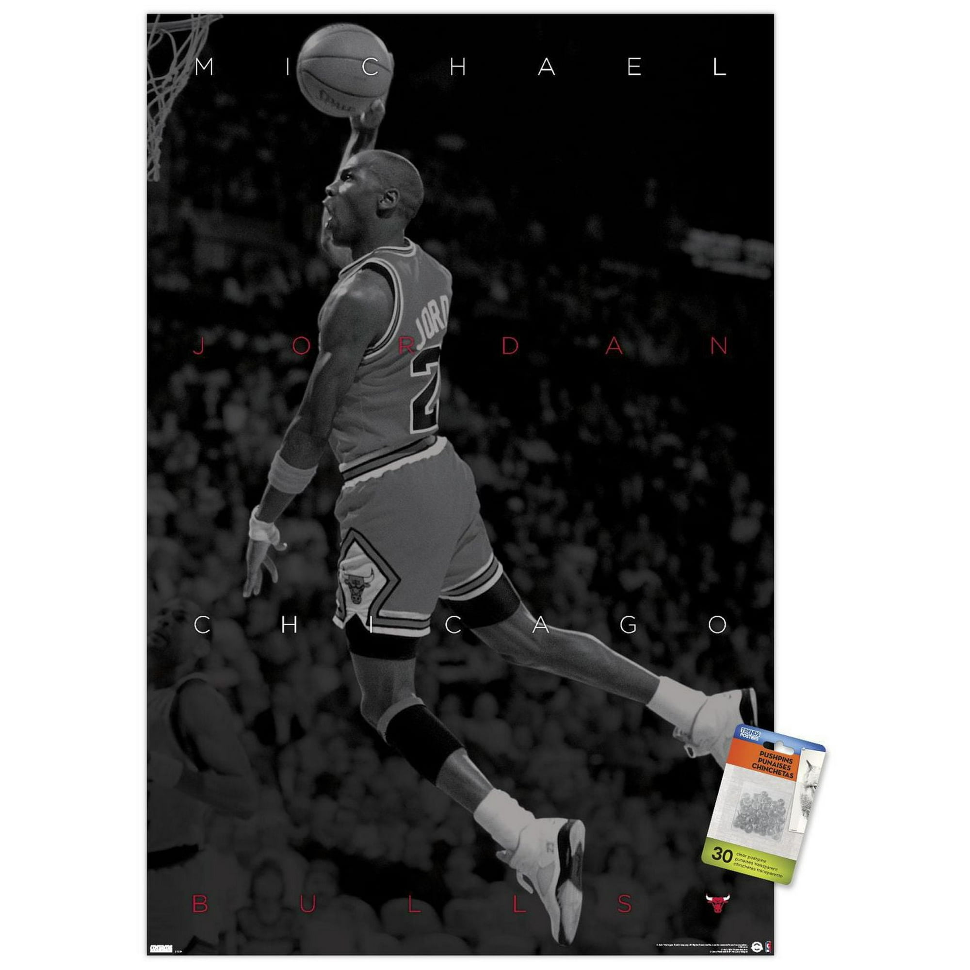 Click here for Trends International Michael Jordan - Black And Wh... prices