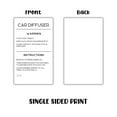 Car Oil Diffuser Vent Warning Labels and Instruction Cards 50 pk 3.5 x ...