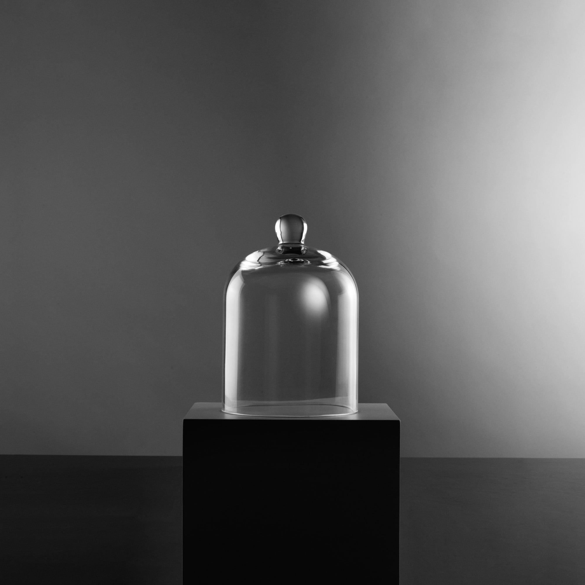 Vintage Style French Cloche/ Candle Cover / Decorative Clear Glass Dome ...