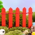 HonestMatter White Picket Fence Decoration 1.97x35.43 Inch, Mini Garden ...