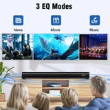 VEAT00L 2.1ch Sound Bar with Subwoofer, Bluetooth 5.0, HDMI/Optical ...