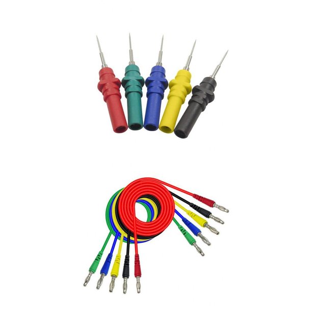 Puntas de Prueba de Multímetro (1M) Conector Tipo Banana de 4 mm de ...