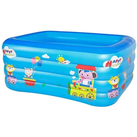 Inflatable Family Swimming Pool,Ball Pool, Kids Water Play Fun,Toddler ...