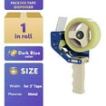 Packing Tape Dispenser Gun, 3 Tape, Side Loading, Blue, Durable ...