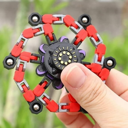 Deformable Chained Mechanical Screw Torsioner Finger Spinning Toys ...