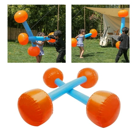 Inflatable Dumbbell Stress Relief Fitness Weight Bar Workout for Fancy ...