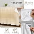 Beige Gradient Squares Cabinet Curtain, Softness Layers Zen Geometric ...