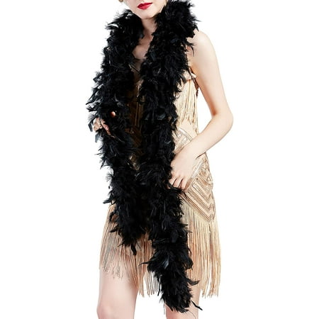 1920s Flapper Chandelle Feather Boa 20 Gatsby Feather Boa | Walmart Canada
