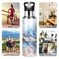ALAZA Turtle Swimming Water Bottle Insulated Flask Stainless Steel ...