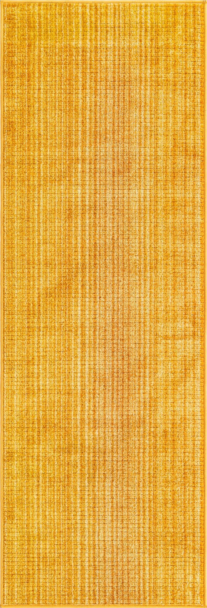 Rugs.com Gemstone Collection Rug – 2' x 6' Runner Yellow Medium Rug ...