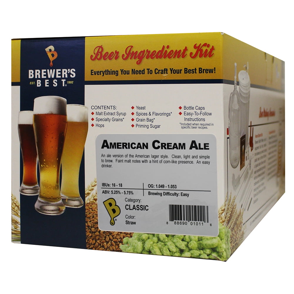 American Cream Ale Home Brew Beer Ingredient Kit - Walmart.com ...