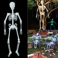 Gustave 5FT Poseable Human Skeleton Halloween Decoration Full Body Life ...