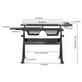 INTSUPERMAI Drawing Station Adjustable Drafting Table Tattoo Stencil ...