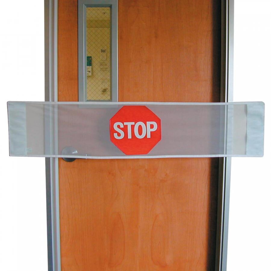 Posey Stop Door Sign,12 X 53 Inch, 1 Count - Walmart.com