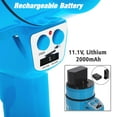 PYLE Portable Waterproof Megaphone with LED Lights & Rechargeable ...