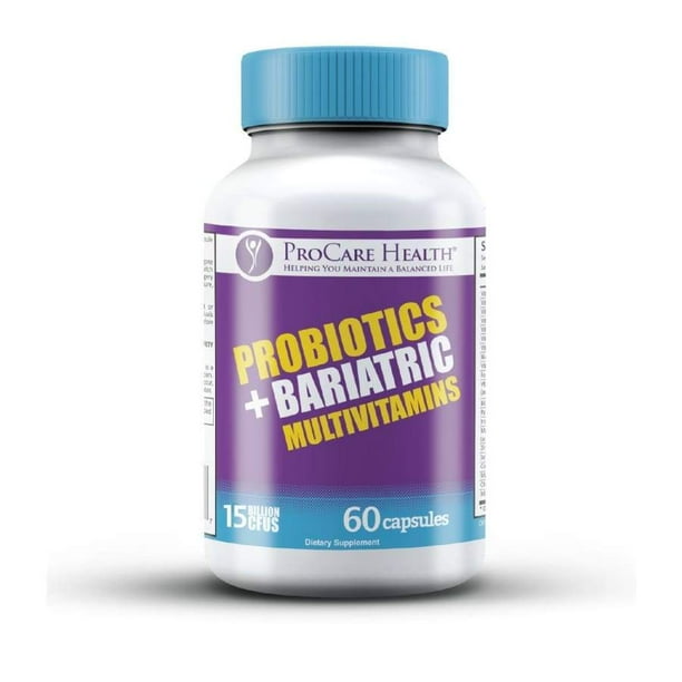 ProCare Health Bariatric Multivitamin Capsule + Probiotic Size: 30-Day ...