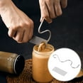 Eoperou Peanut Butter Stirrer Scraper Set Stainless Steel Peanut Butter ...