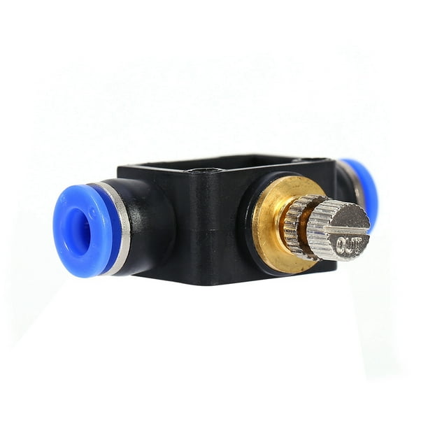 Haofy Flow Control Fitting, Push To Connect Fittings Pneumatic Quick ...
