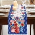 250 Anniversary Memorial Burlap Cotton Table Runner 13x72 Inches Long ...