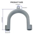 U Shape Washing Machine Drainage Pipe Hose Holder Washer Drain Hose ...