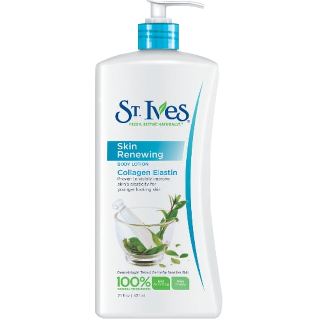 St. Ives Collagen Elastin Body Lotion, Skin Renewing, Moisture-Rich, 21 ...