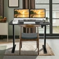 Topbuy Electric Height Adjustable Mobile Standing Desk Home Office ...