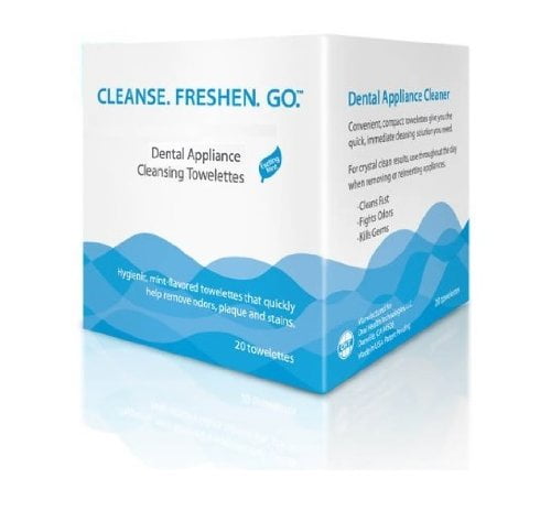 Dental Appliance cleansing Towelettes (20 ct) (3 Pack) | Walmart Canada