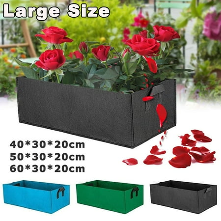 Large Rectangular Vegetable Grow Bags Garden Nursery Planting Groot ...