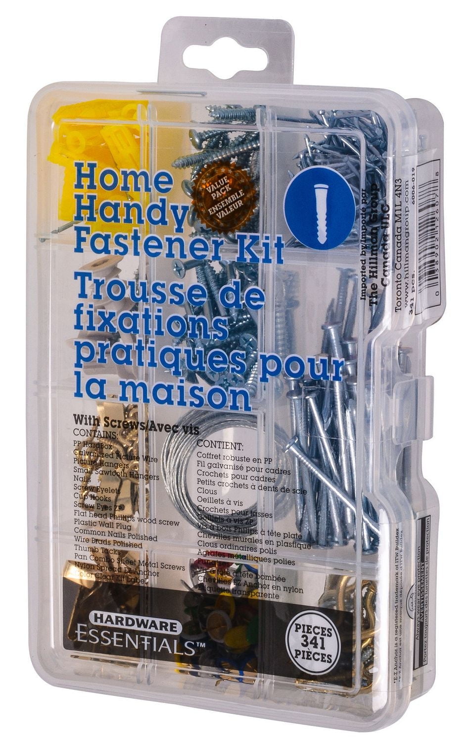 Hardware Essentials Home Handy Fastener Kit - Walmart.ca