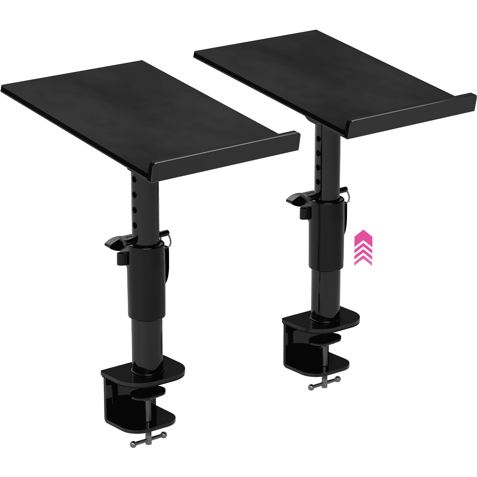 Restored Liquid Stands Studio Monitor Stands - Music Studio Desktop ...