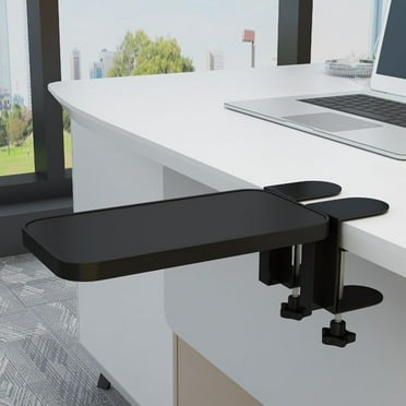 Extra-Wide Desk Clamp Keyboard Tray with Wrist Rest - Walmart.com
