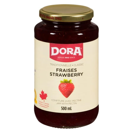 DORA CLASSIC STRAWBERRY JAM WITH PECTIN, DORA STRAWBERRY JAM 500ML ...