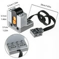 36 Pcs Power Functions Motor Set, Technical Parts & Motor Kit for STEM ...