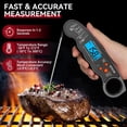 Meat Thermometer Digital Instant Read Food Thermometer Waterproof with ...