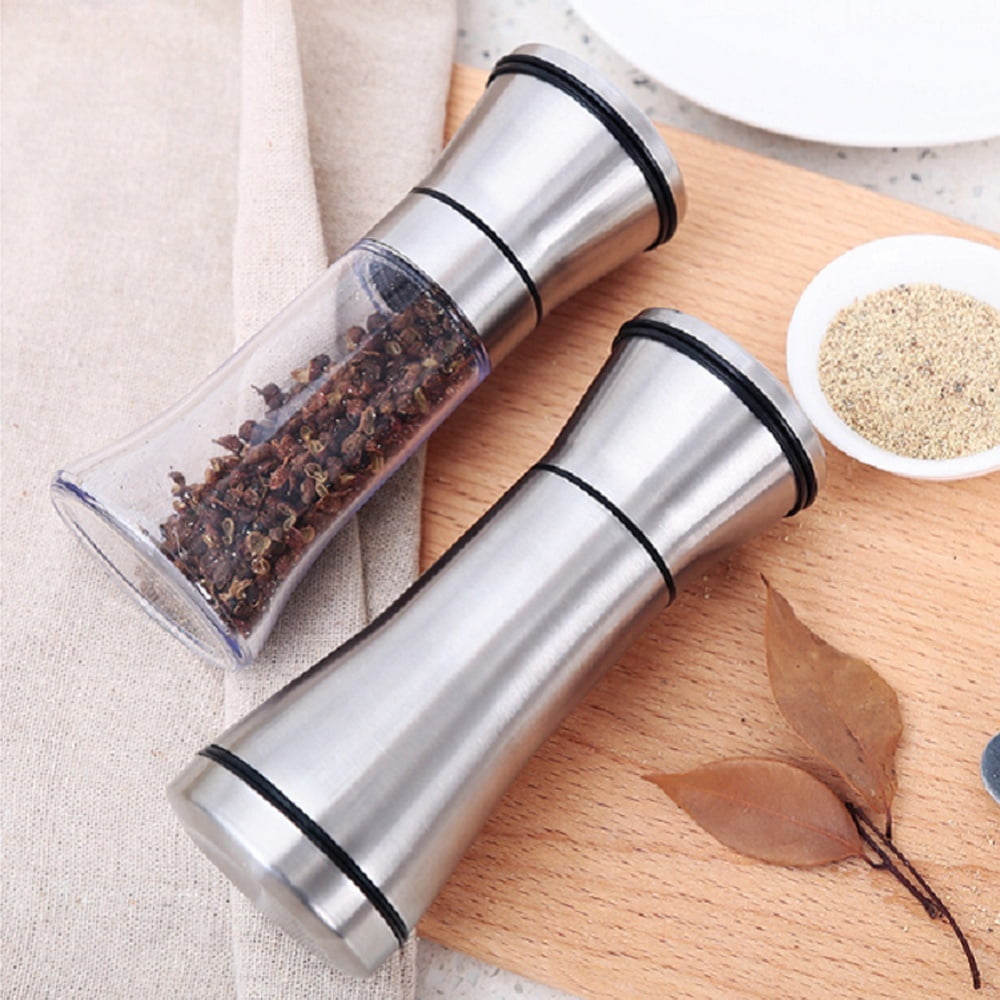 Manual Salt Pepper Mill Grinder Stainless Steel Cooking Grinding Tool 3 ...