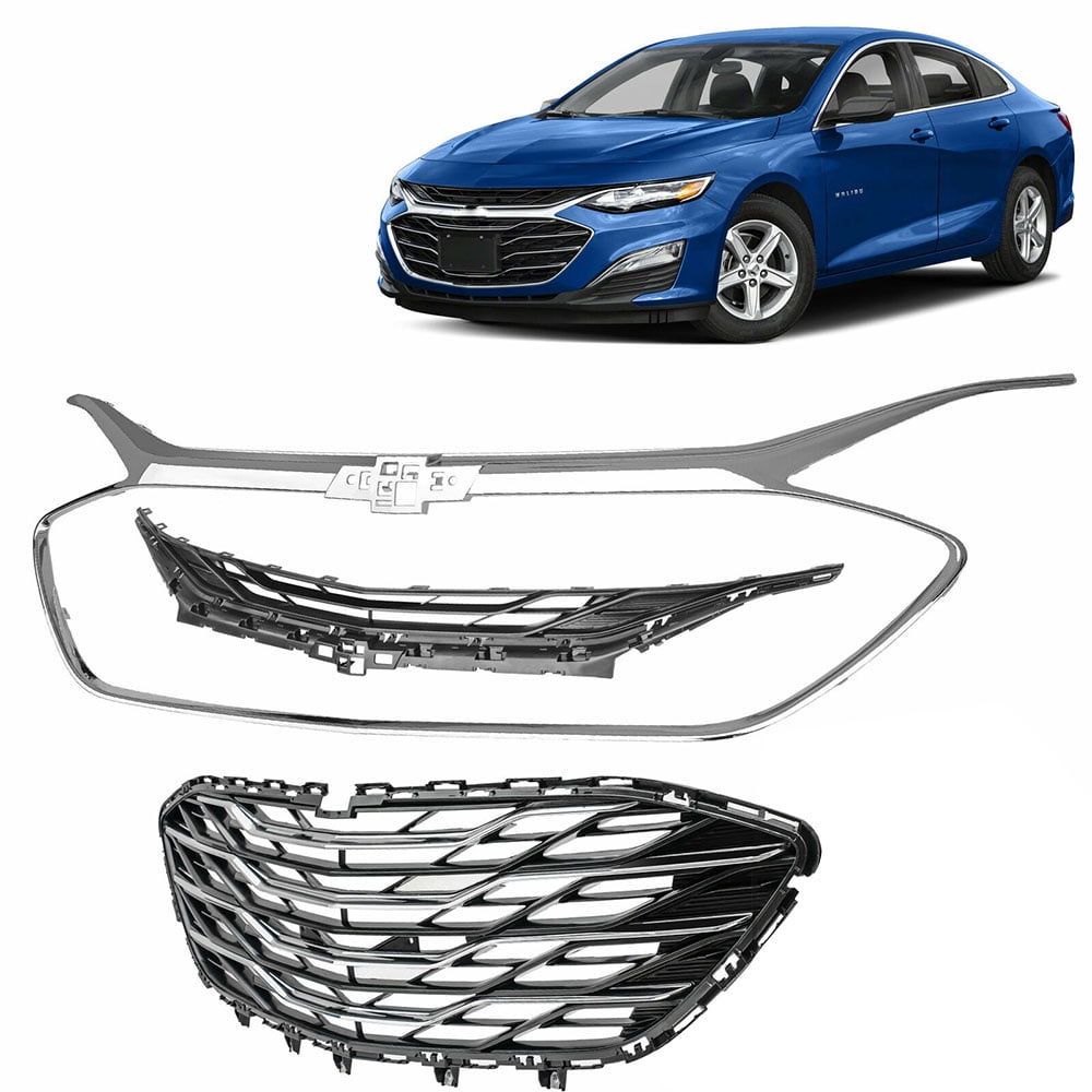 Genrics Fit For Chevrolet Malibu 2019 2020 Front Upper Grille Lower ...