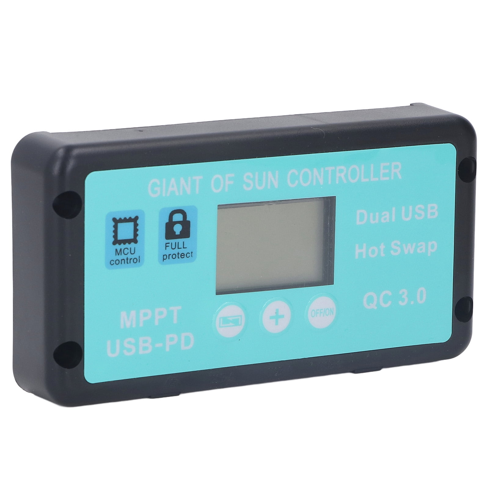 12V 24V MPPT Solar Charge Controller Professional USB PD QC3.0 Solar Panel Regulator with LCD ...