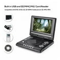 Portable DVD, 9.8 Inches Portable DVD Player High Clarity TV Function ...